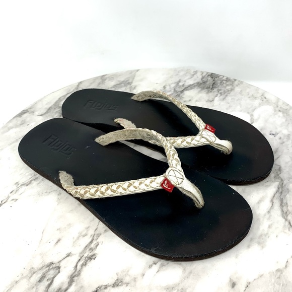 Flojos | Shoes | Flojos Harper Braided Flip Flop Sandal Flawed Summer ...